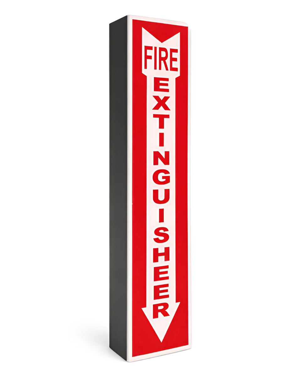 Magnetic projecting fire extinguisher sign, OSHA signage – Stanchon ...