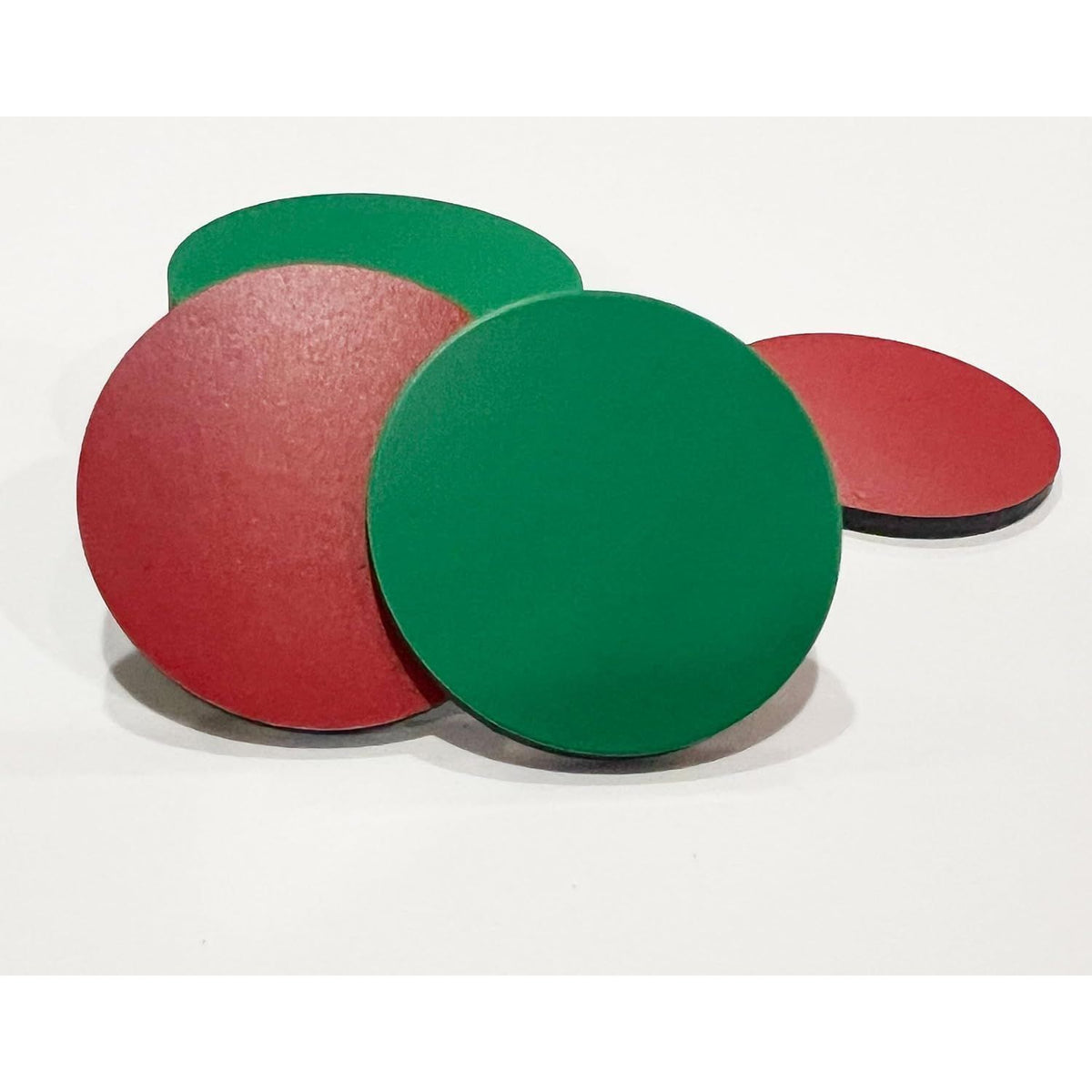 Double-Sided Circle Magnets: Red/Green Flip Magnets – Stanchon Hardware