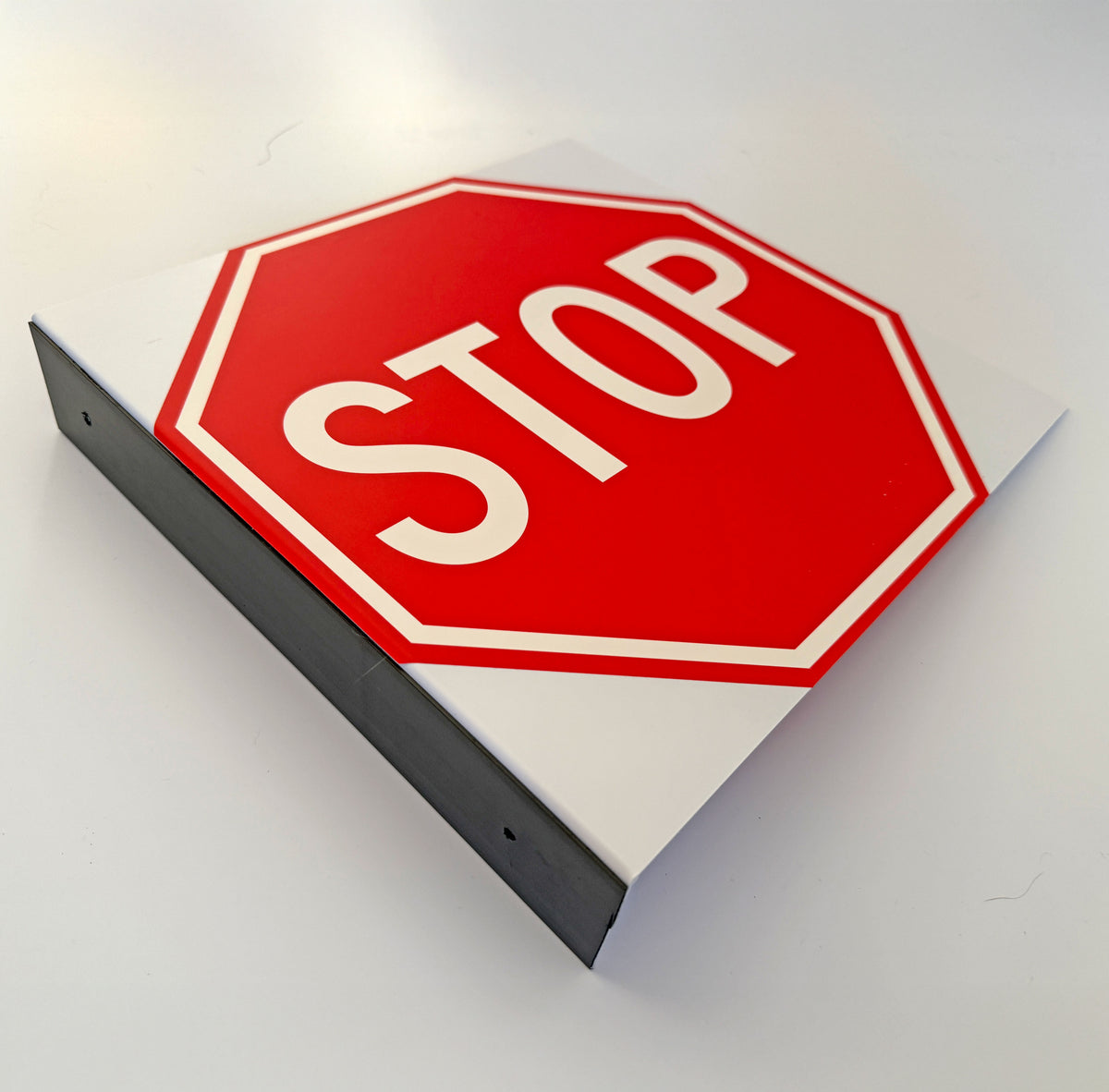 Magnetic STOP Sign for Warehouse Aisles, Double-Sided L-Shape Forklift ...